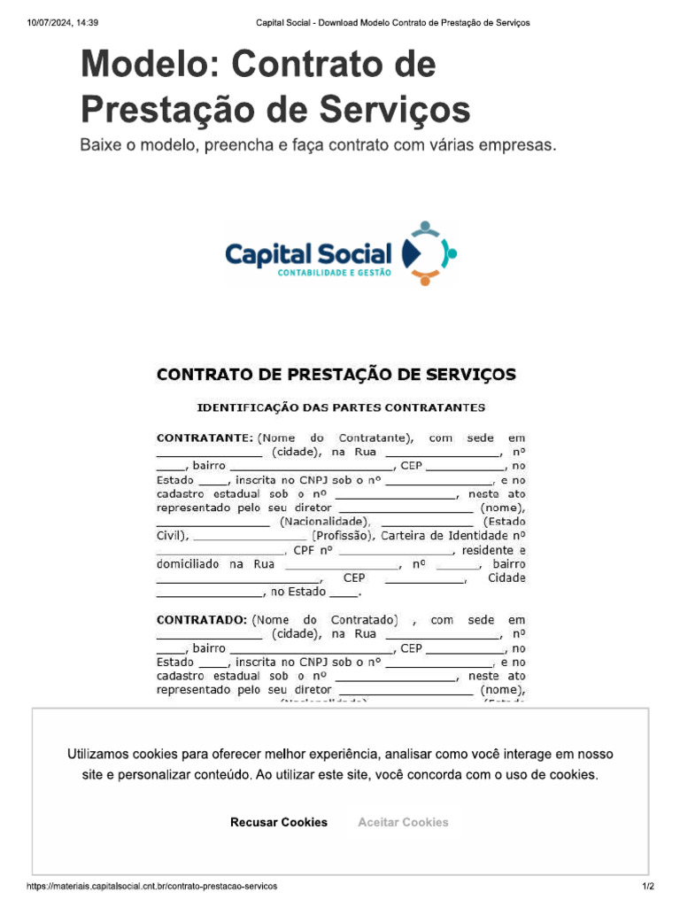 Modelo Contrato | PDF