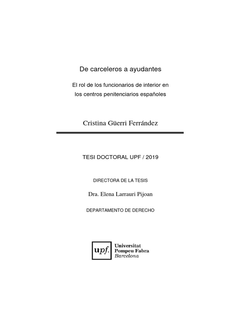 TCGF | PDF | Prisión | Correcciones