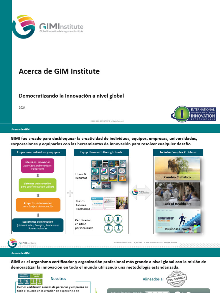 Acerca de GIMI - 2024 | PDF | Cognición | Science