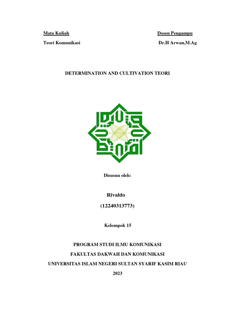 Kel 15 Teori Komunikasi | PDF