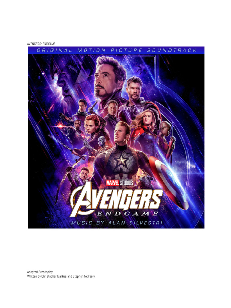 Avengers End Game Script | PDF