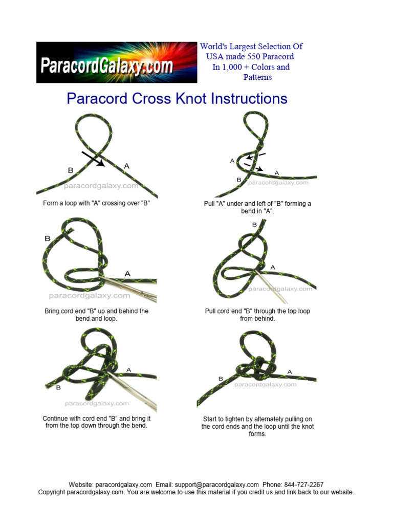 Cross Knot | Download Free PDF | Knot | Rope