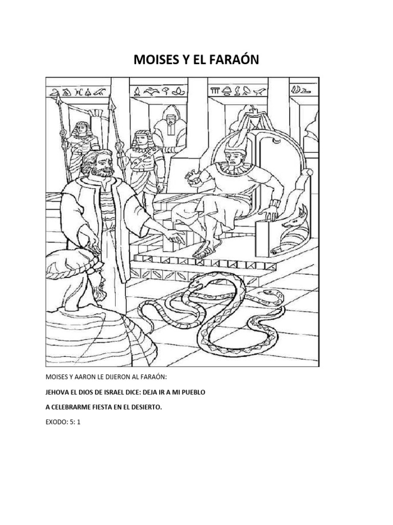 Moisés y el Faraón: Éxodo 5:1 | PDF