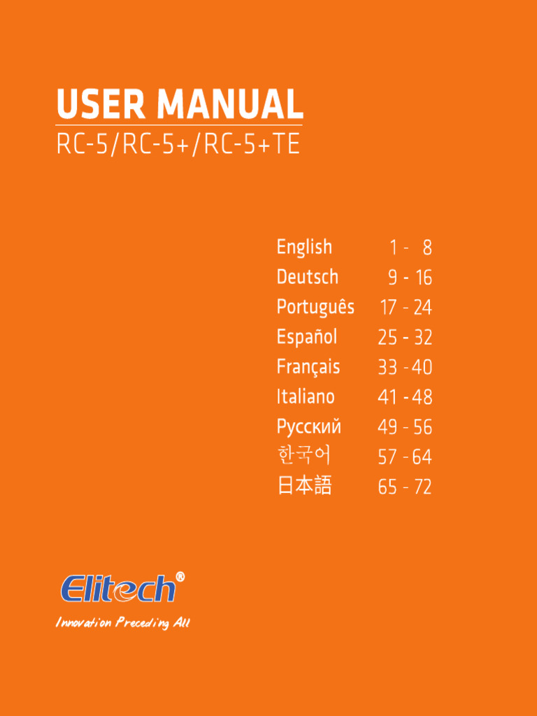 Elitech RC-5 Series Temperature Data Logger With External Temp Sensor Audio Alarm User Manual | PDF