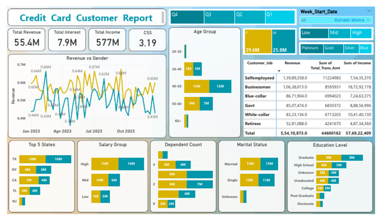 Credit Card Customer Insights | PDF