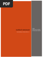 Method Statement For Costruction of SPEED HUMPS | PDF | Paint | Safety