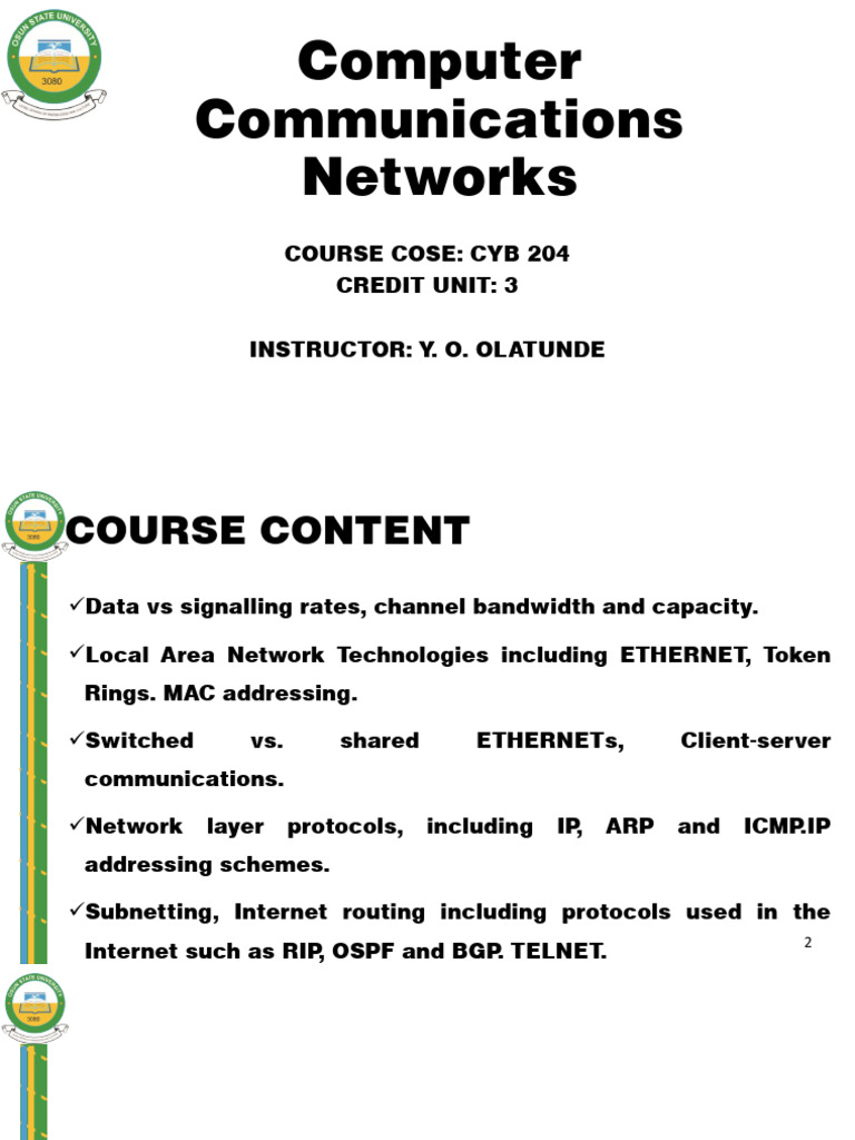Computer Communication Network | PDF | Bit Rate | Duplex (Telecommunications)