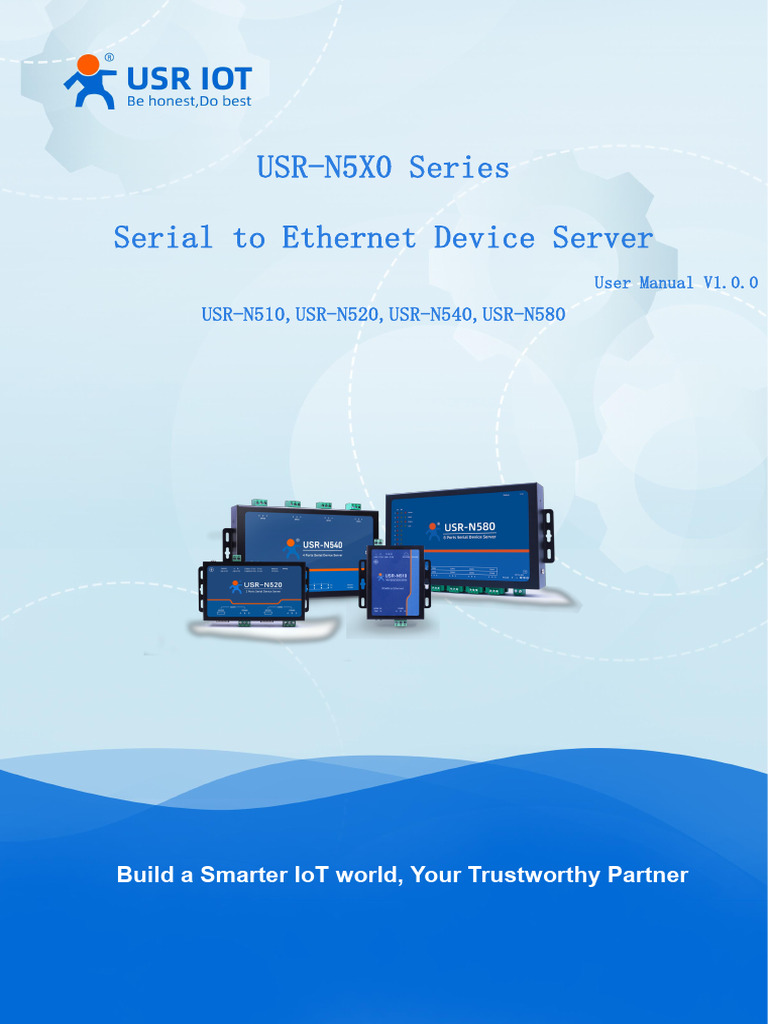 USR-N5X0 Series Serial To Ethernet Device Server: USR-N510, USR-N520 ...