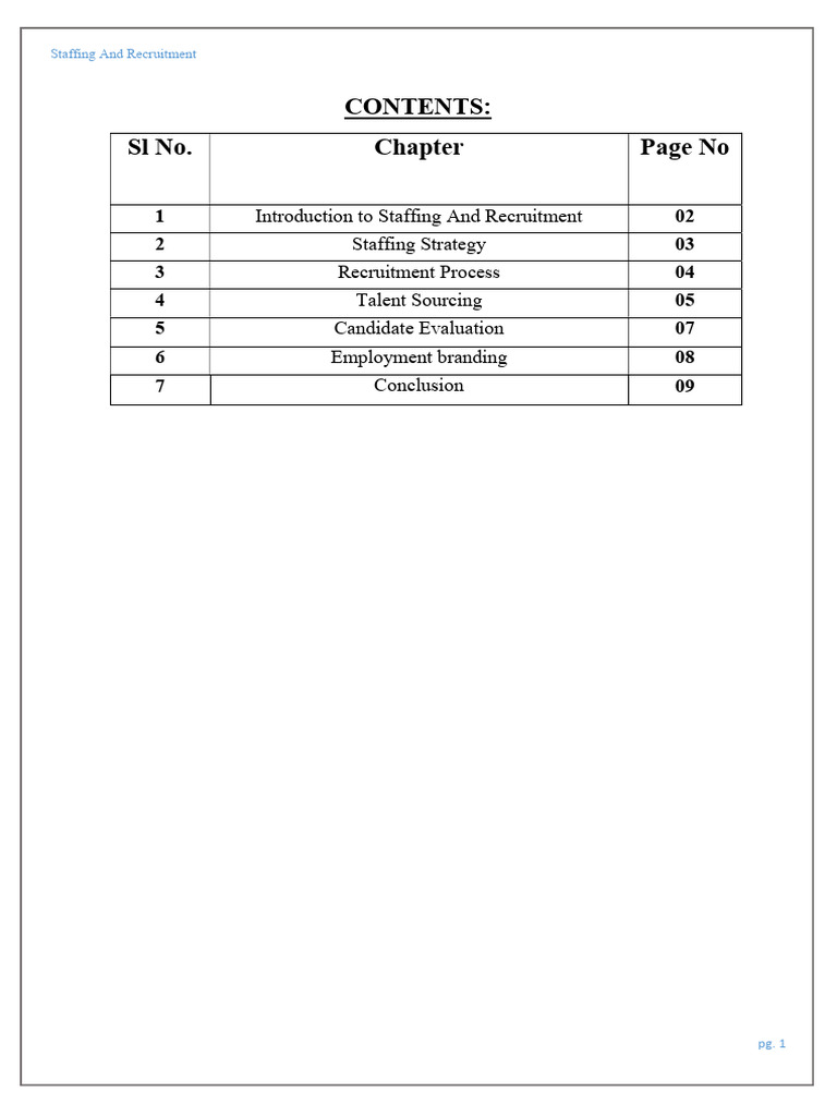 Staffing and Recruitment Strategies Guide | PDF | Recruitment ...