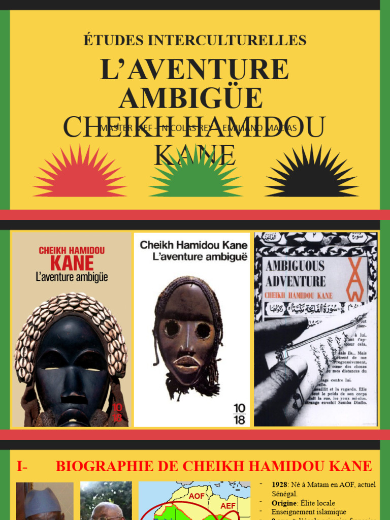 Biographie de Cheikh Hamidou Kane | PDF