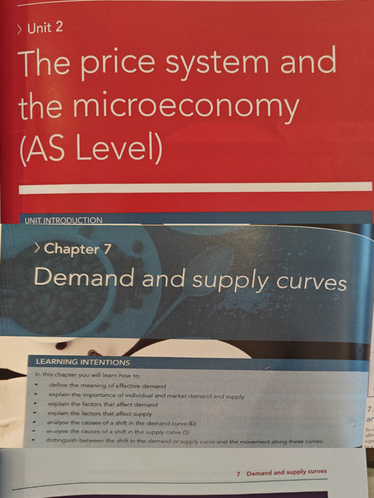 Economics AS Levels | PDF | Market (Economics) | Economics