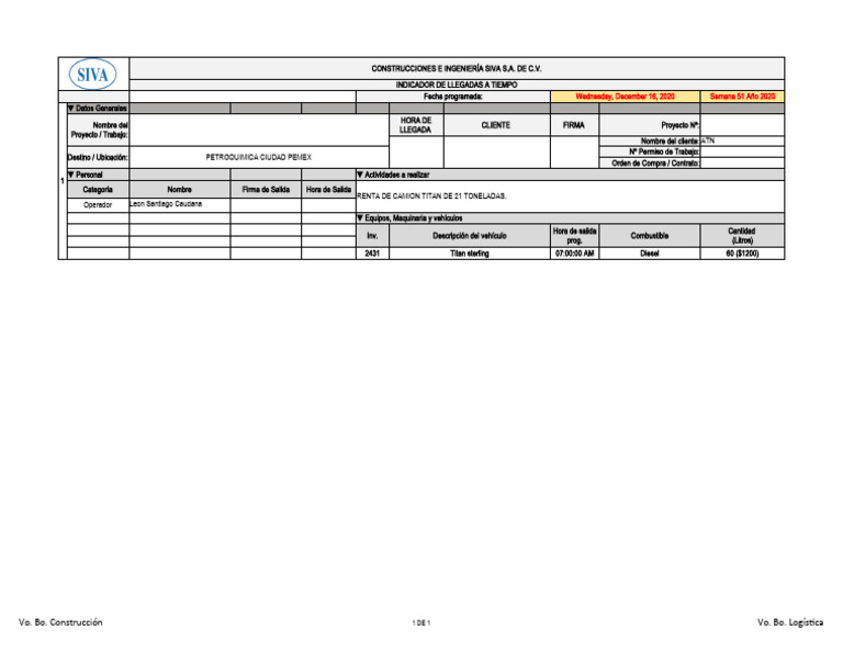 Informe de Logística y Entregas | PDF