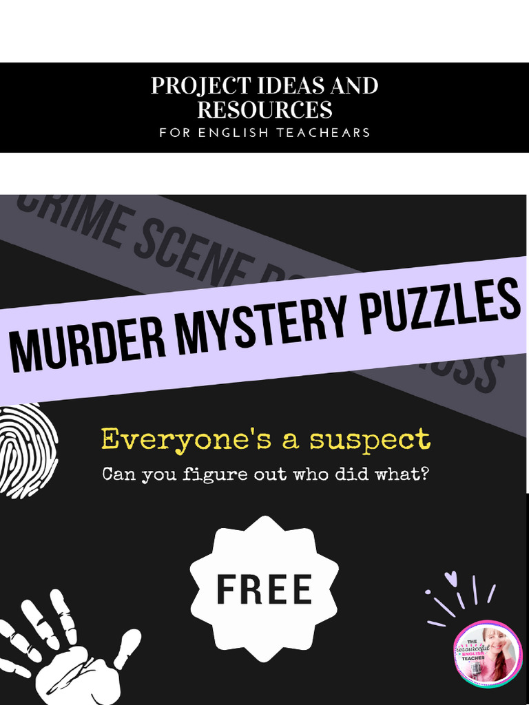 Engaging Murder Mystery Scenarios | PDF | Learning