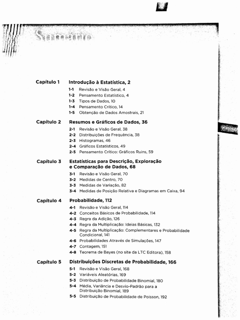 Triola Introdução À Estatistica | PDF
