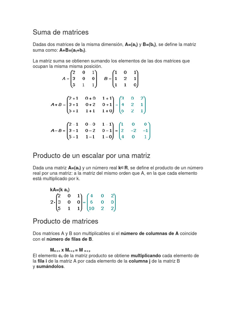 3.3 Suma de Matrices | PDF