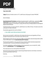 Justification Letter | PDF | Travel Visa | Human Migration