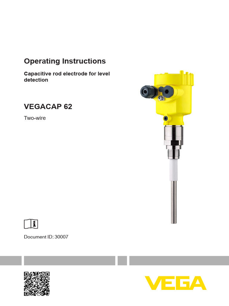 EN VEGACAP 62 Two Wire | PDF | Capacitor | Electrical Connector