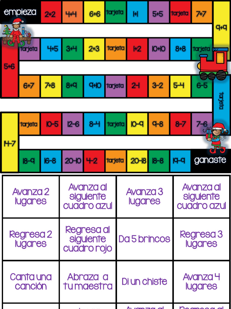 Juego de Sumas y Restas Fáciles Denavidad | PDF