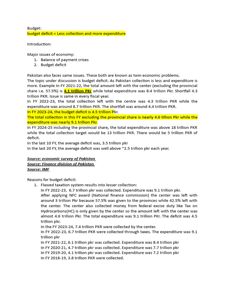 Lecture 2 - Budget New | PDF | Taxes | Government Budget Balance