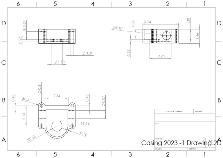 Casing 2023 -1 Drawing 2D | PDF