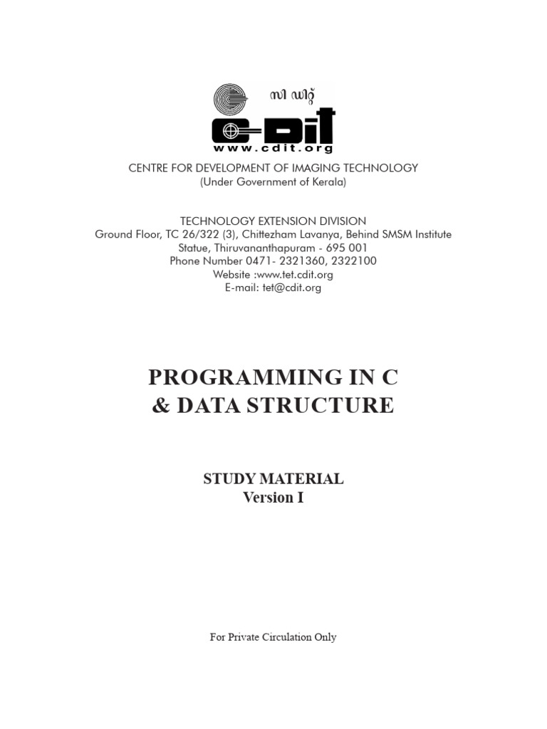 C Pgdca | PDF | Computer Programming | Programming C Pgdca | PDF | Computer Programming | Programming