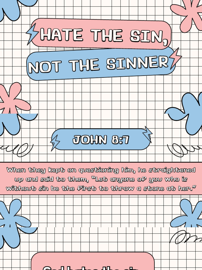 Love the Sinner, Hate the Sin | PDF