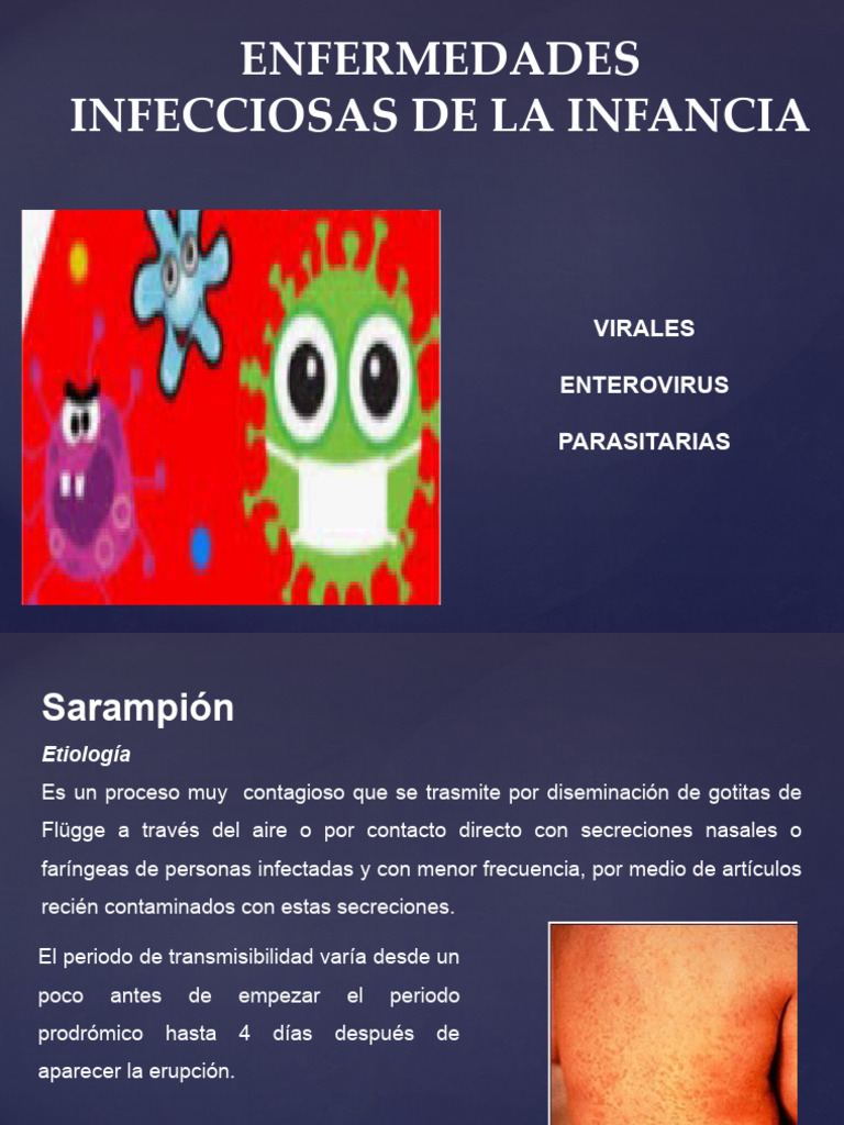 En Infec | PDF | Sarampión | Enfermedades virales