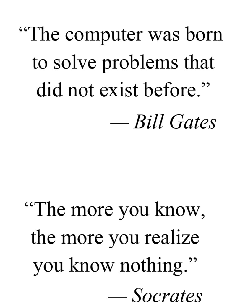 Inspirational Quotes on Technology | PDF | Young Adult