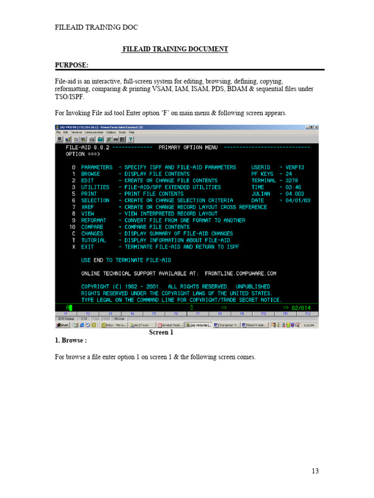 Fileaid | PDF | Computing | Operating System Technology