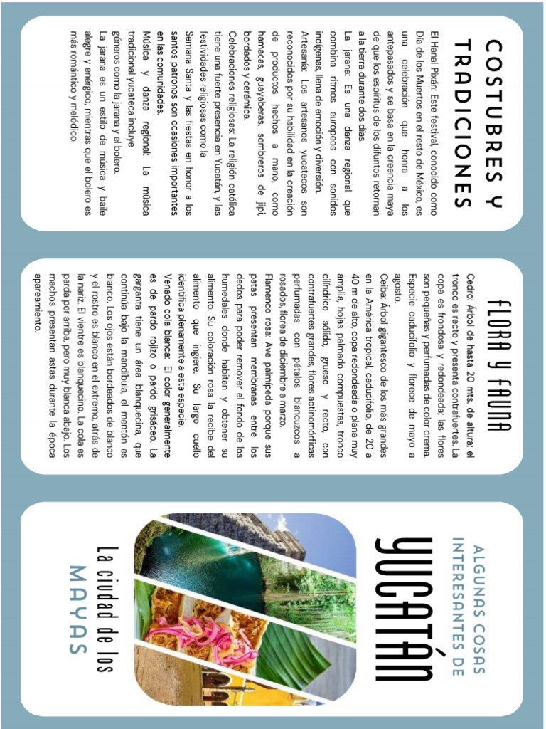 Triptico de Yucatan | PDF