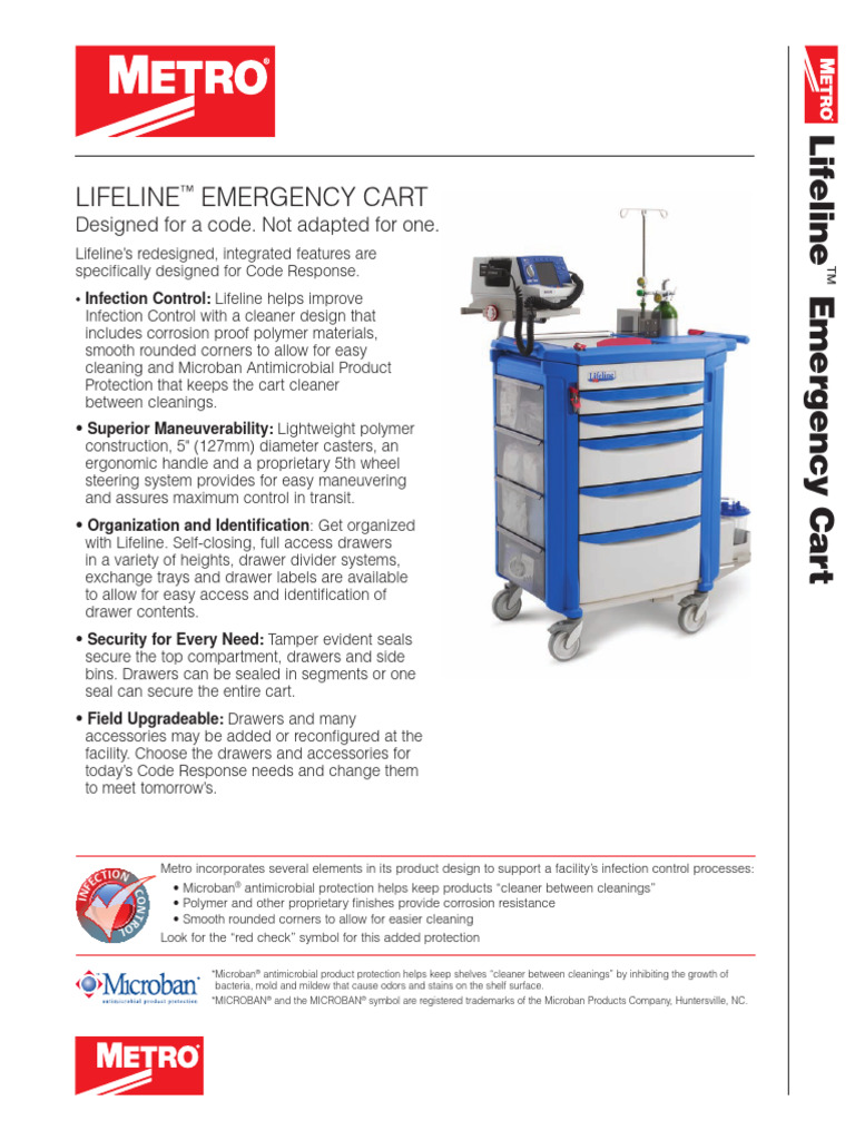 Lifeline™ Emergency Cart Features | PDF