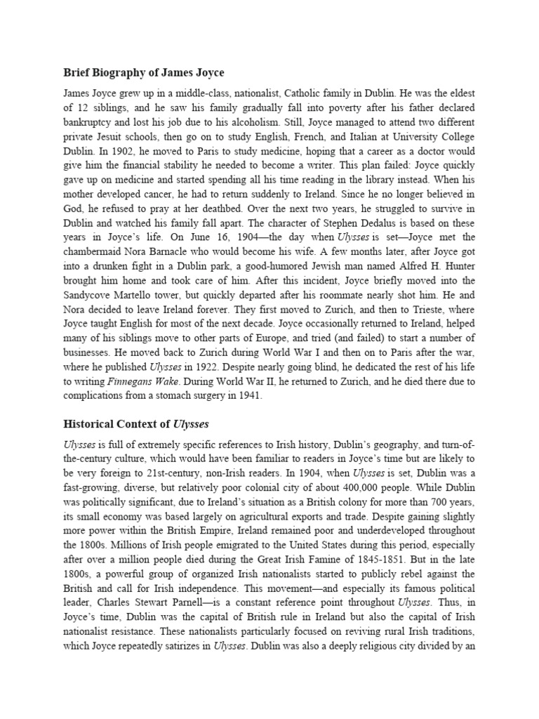 Ulysses | PDF | Ulysses (Novel) | James Joyce