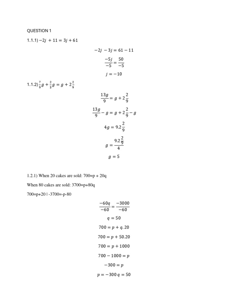 ESBM5 project business mathematics | PDF