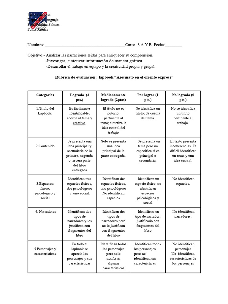 R Brica 8vos Creacion Lapbook | PDF