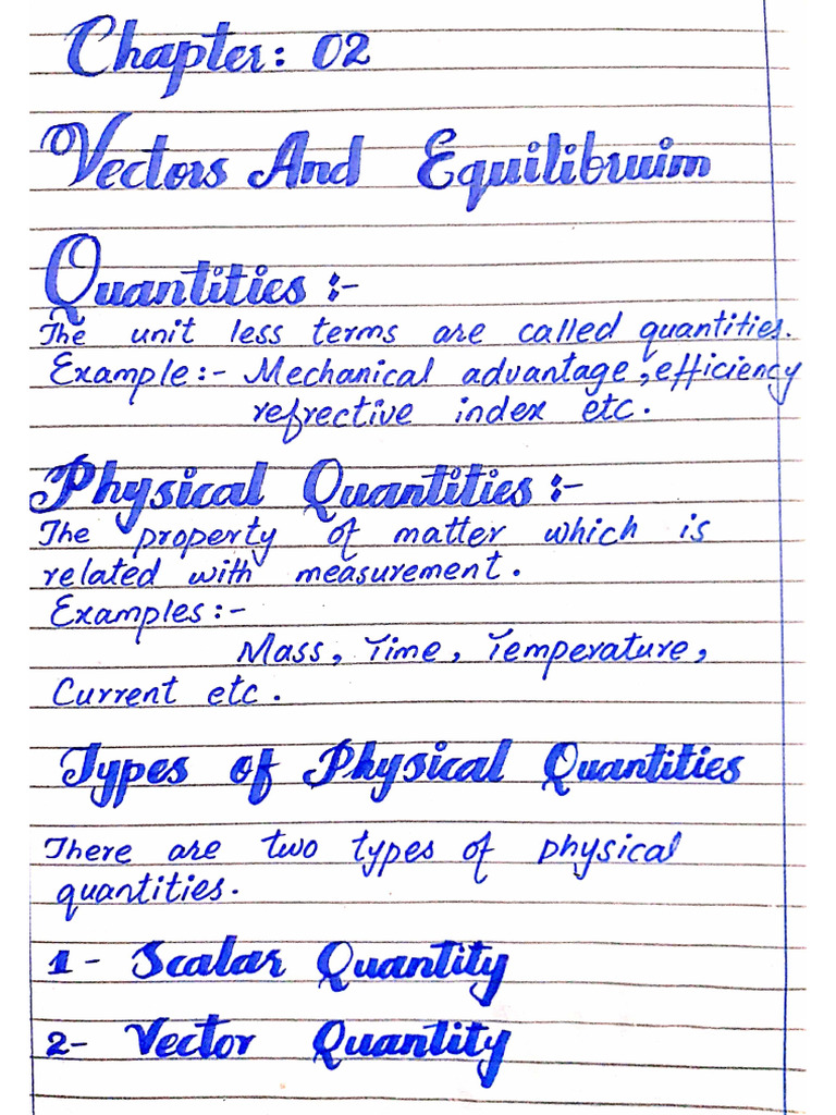 Chapter 2. 1st Year Notes | PDF