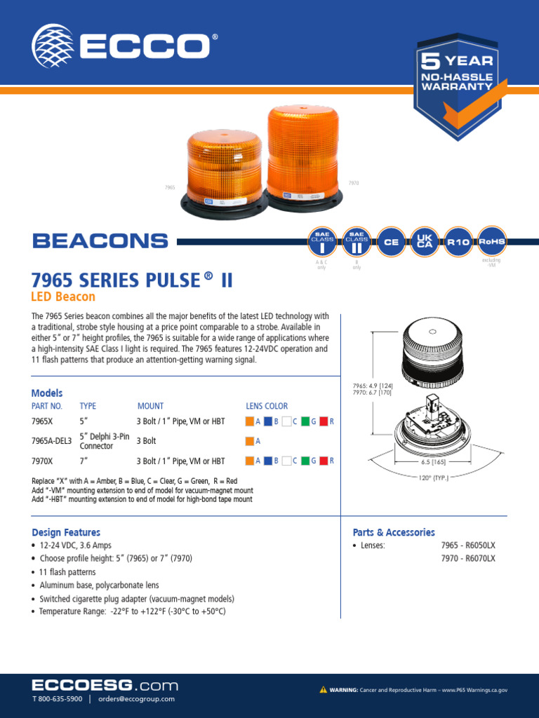 7965 ECCO 8.5x11 | PDF | Equipment