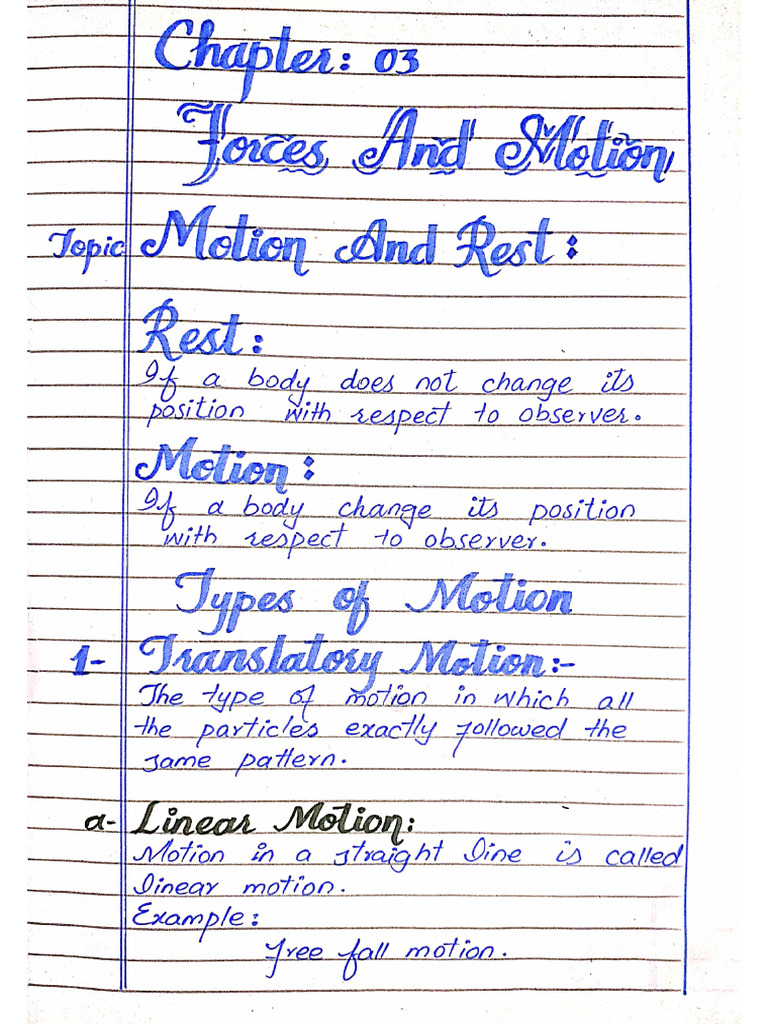 Chapter 3. 1st year Notes | PDF