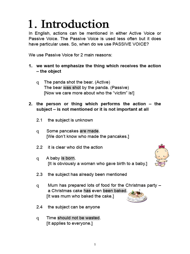 Active Voice & Passive Voice (3) - Answer | PDF | Perfect (Grammar) | Verb