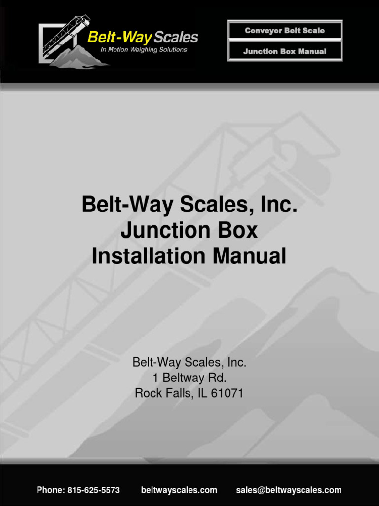 Junction Box Installation Manual 2019 | PDF | Electrical Wiring ...