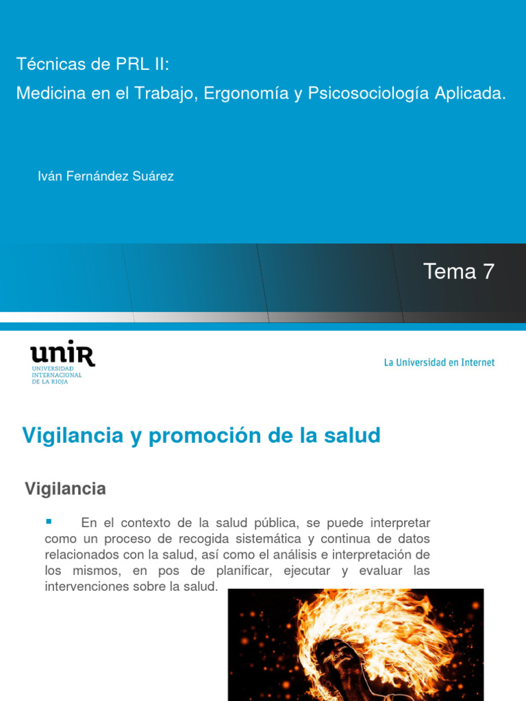 Tema 7 Técnicas PRL II | PDF | Vigilancia | Planificación