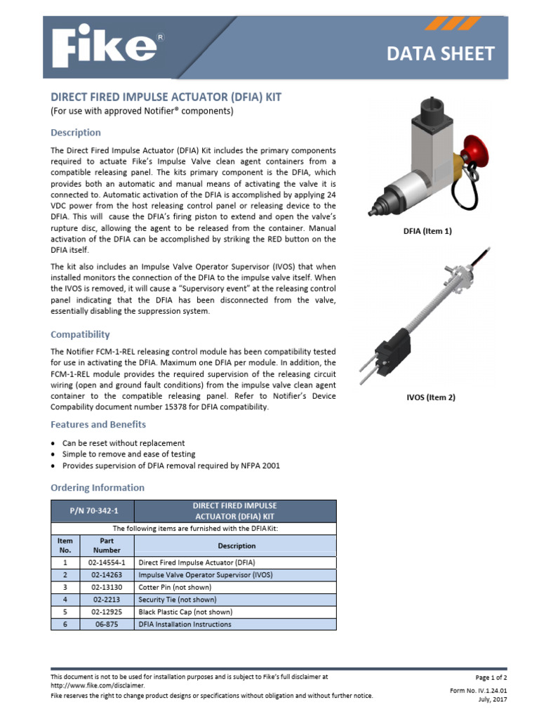 Dfia Fike | PDF | Valve | Electrical Connector