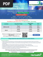 India Extravaganza 2025 - HPL Reception Updated Flyer | PDF