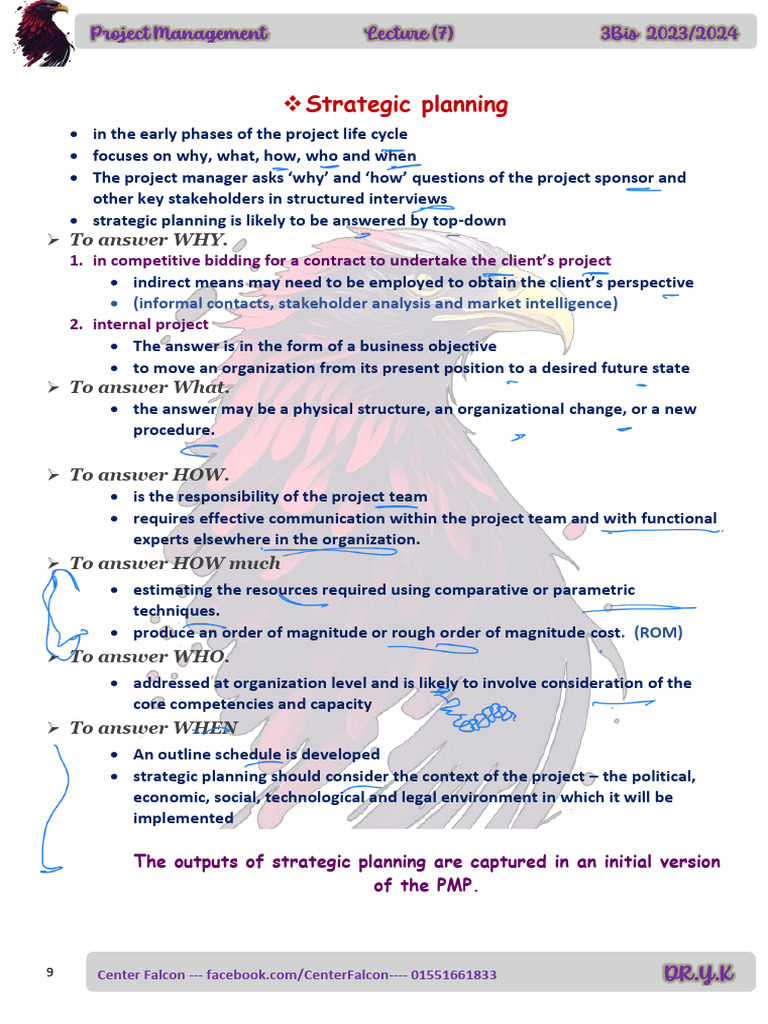 3bis PM (8) 2023 | PDF | Strategic Planning | Project Management