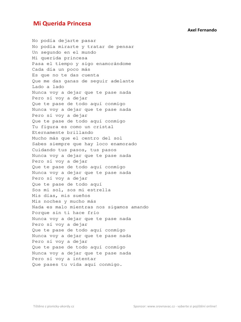 Mi Querida Princesa | PDF