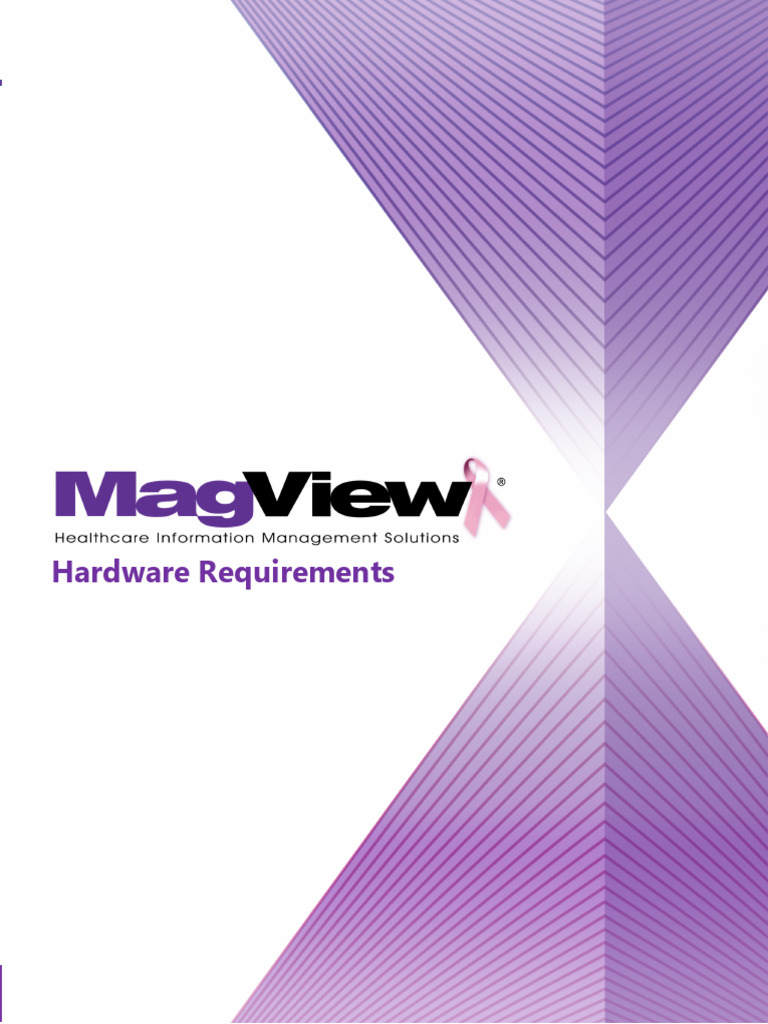 MagView Hardware and Module Requirements | PDF | Microsoft Windows | Backup