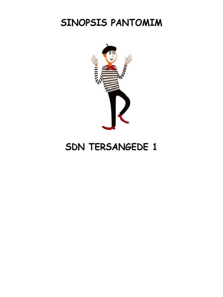 Sinopsis Pantomim 2024 Tersan | PDF