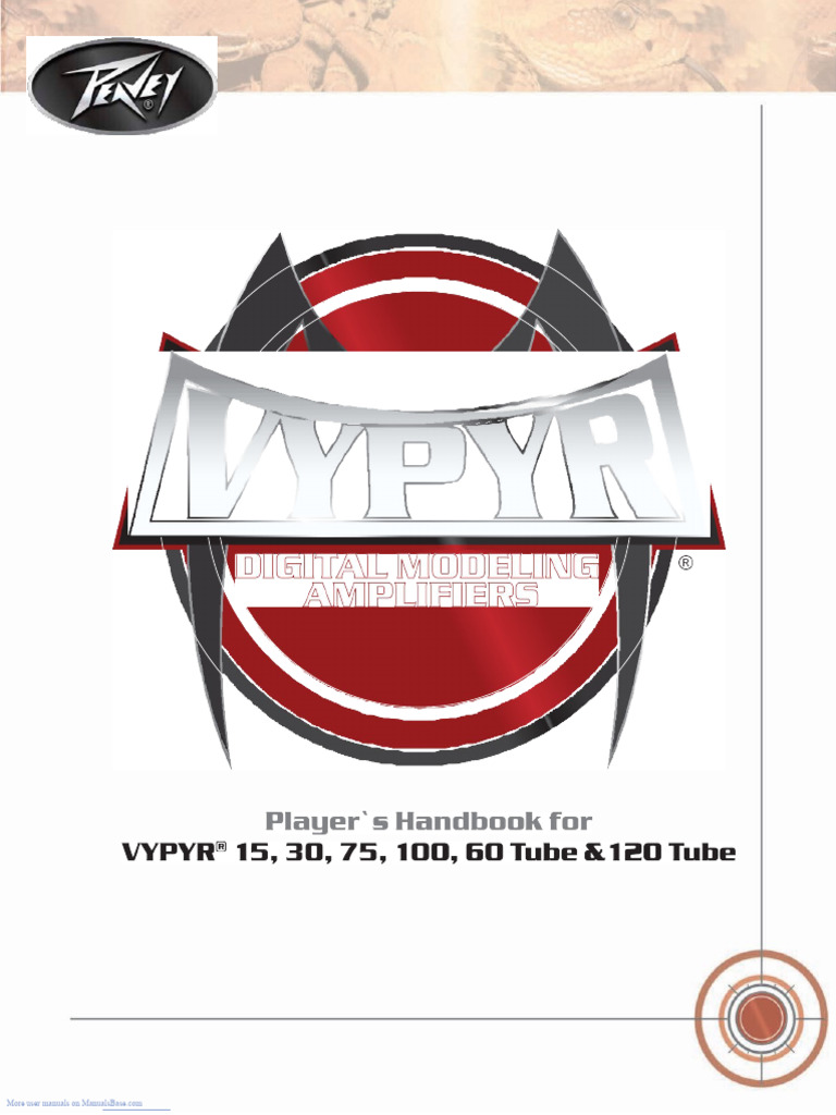 Manual Peavey VYPYR 30 | PDF
