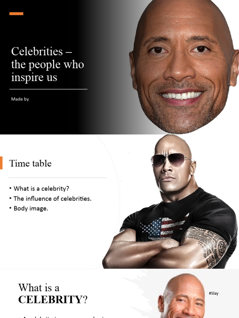 Celebrity Slides English | PDF | Body Image | Celebrity