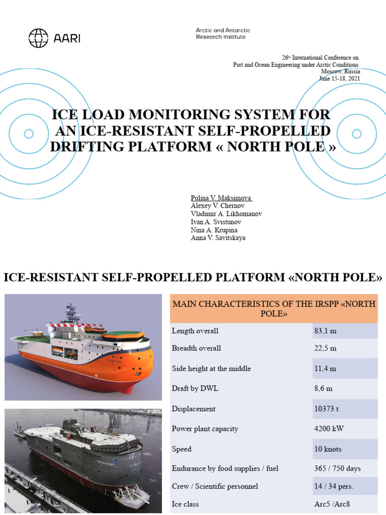 Arctic Ice Load Monitoring System | PDF | Deformation (Engineering) | Ice