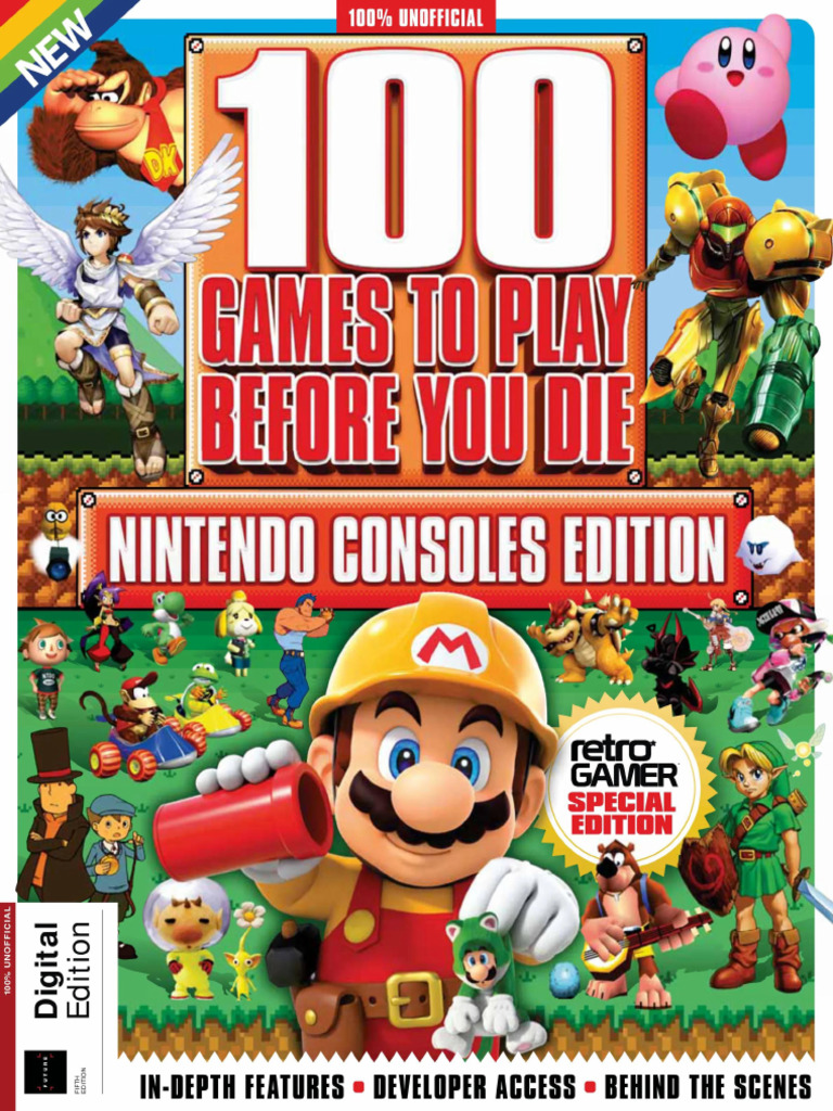 100 Nintendo Games To Play Before You Die (Retro Gamer) - English ...